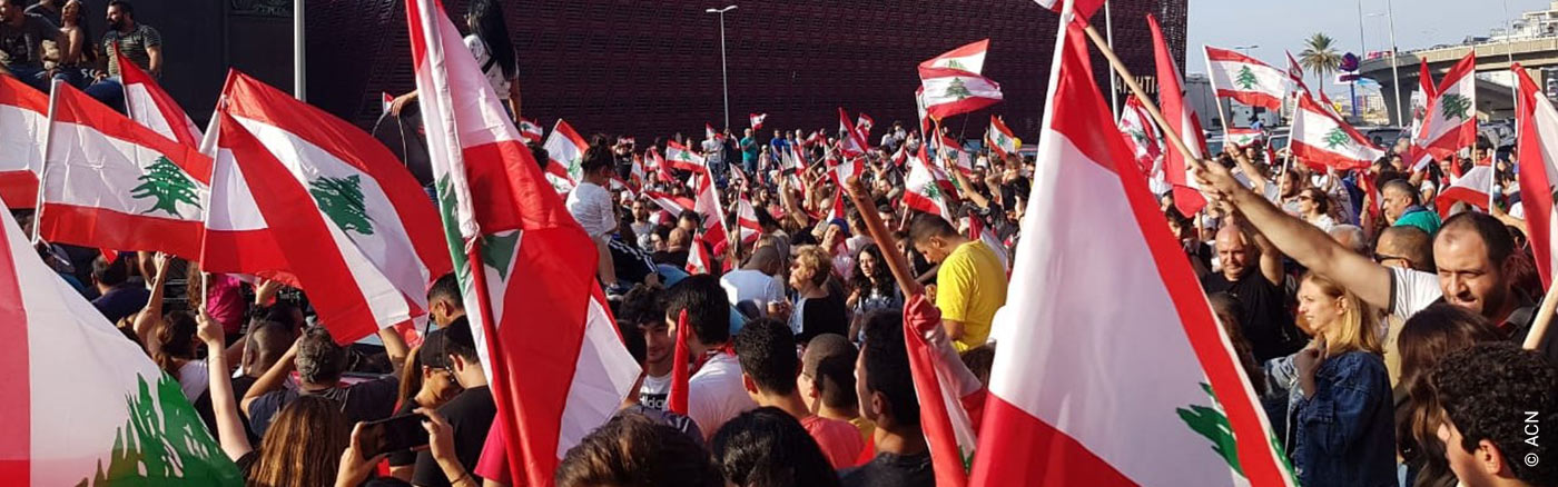 Lebanon: “A protest does not unite a divided country”