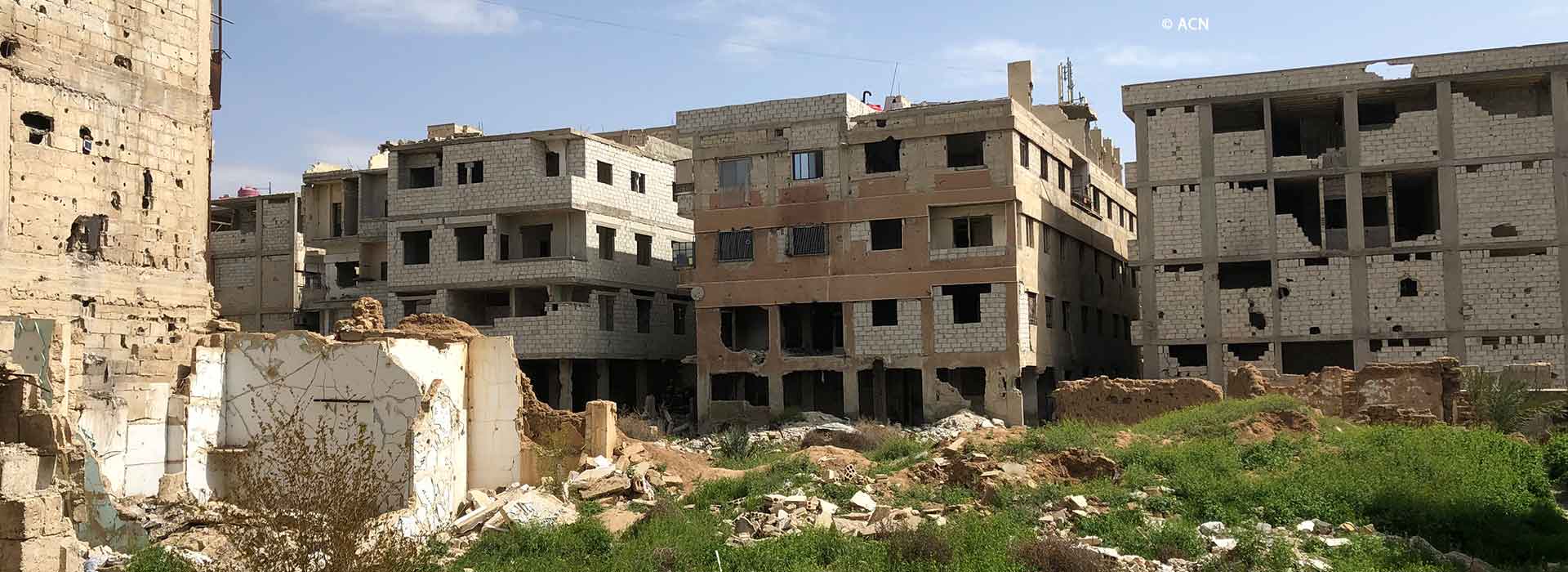 Siria: La vida cristiana regresa a las ruinas de Daraya | ACN International